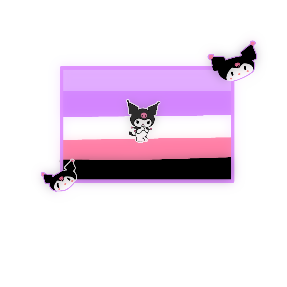 kuromi lesbian flag - ibisPaint