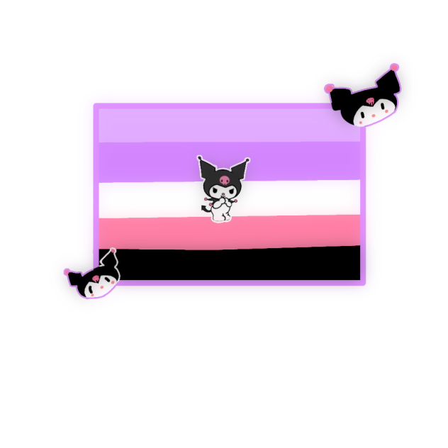 kuromi lesbian flag - ibisPaint