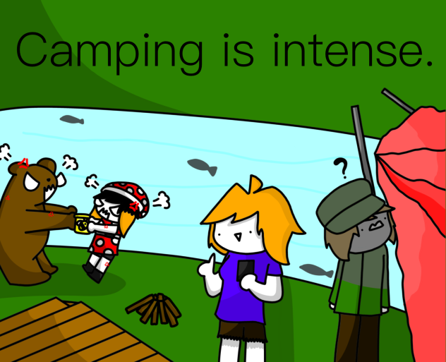 Ahhhh camping - ibisPaint