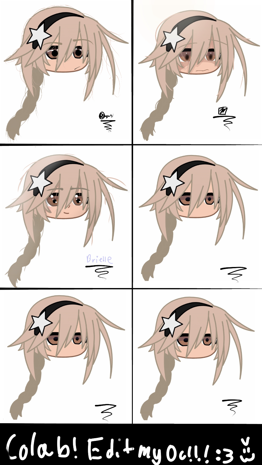 Gacha head collab - ibisPaint