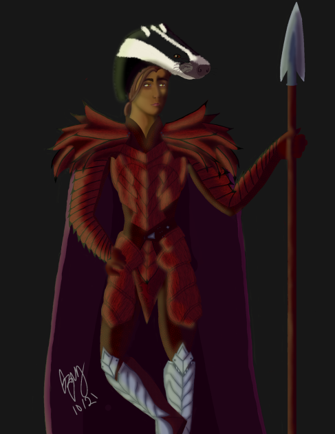 Armor and pose practice - ibisPaint