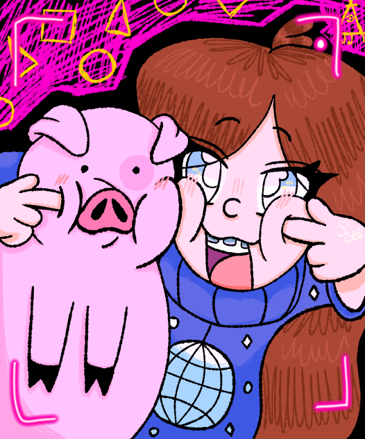 Mable + Waddles ! - ibisPaint
