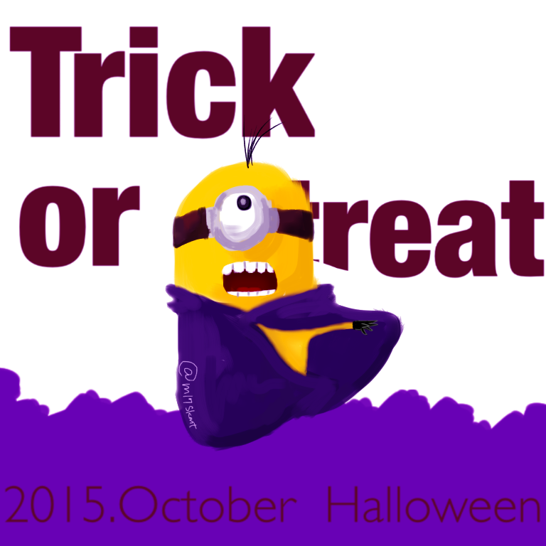 2015.October. Halloween Minions!2 - ibisPaint