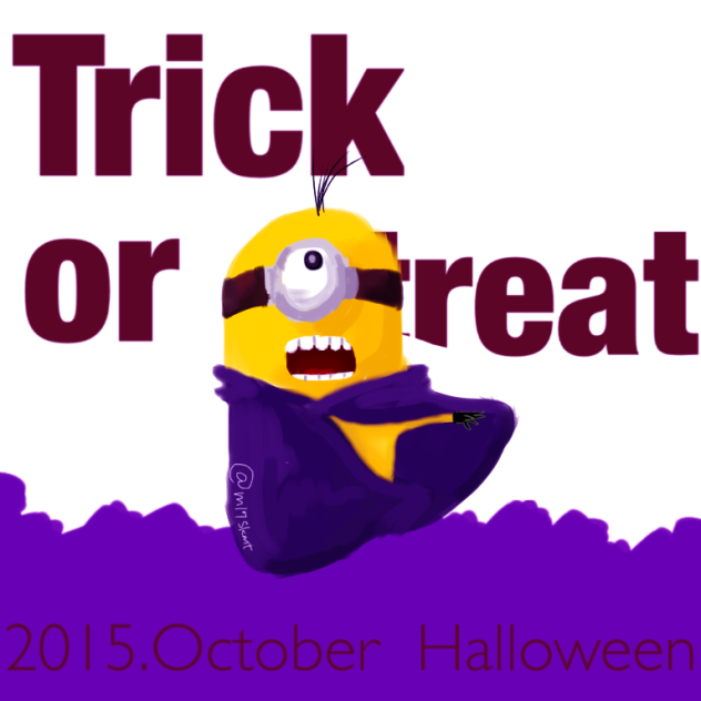 2015.October. Halloween Minions!2 - ibisPaint