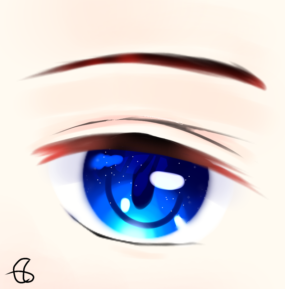 Blue eye 2 - ibisPaint