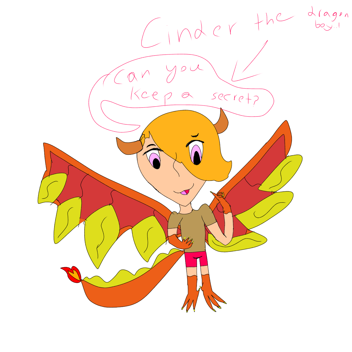 Cinder The Dragon Boy - ibisPaint