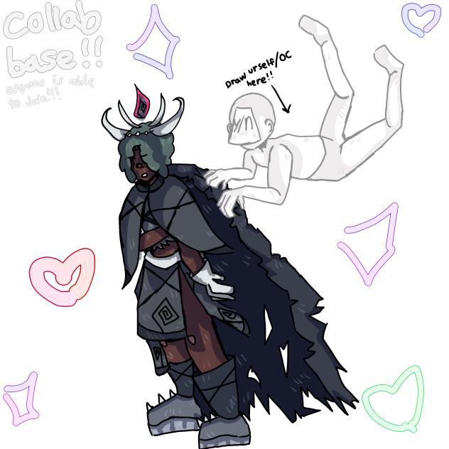 fake collab base!! pls join it!!! - ibisPaint