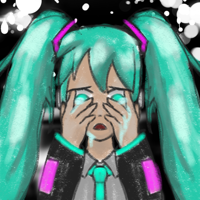 SAD MIKU pt.2 - ibisPaint