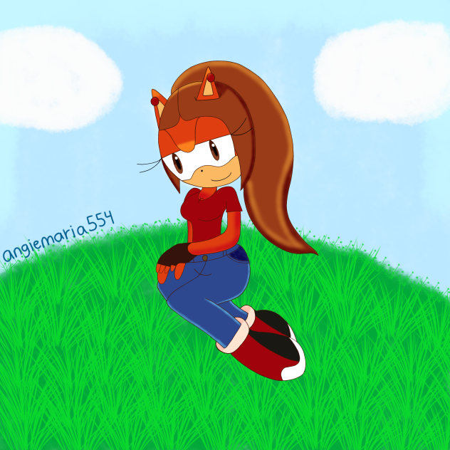 Maria’s Sitting Down Pose - ibisPaint