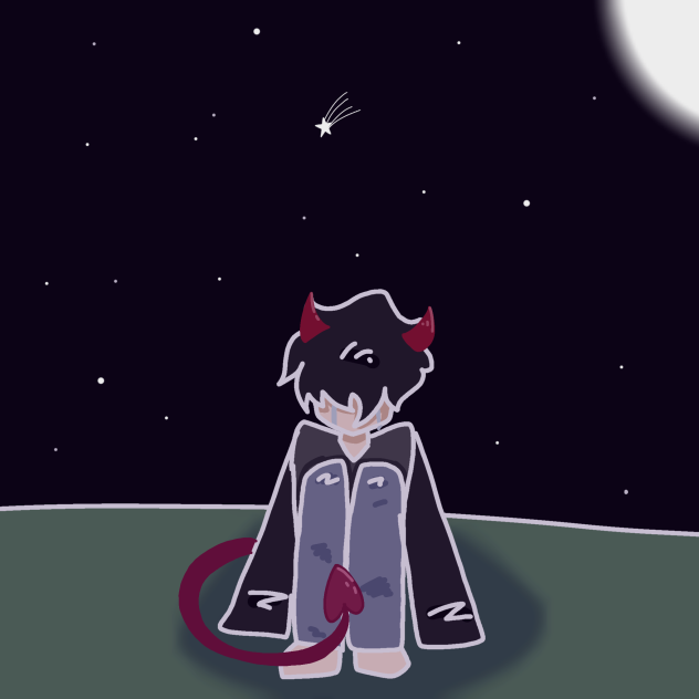 Sad demon - ibisPaint