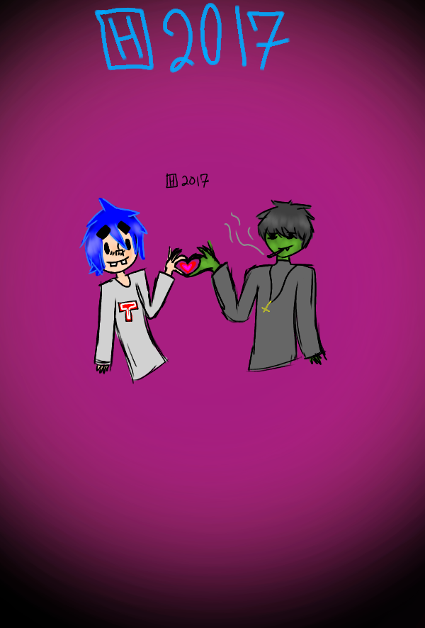 2D & Murdoc (Gorillaz) - ibisPaint