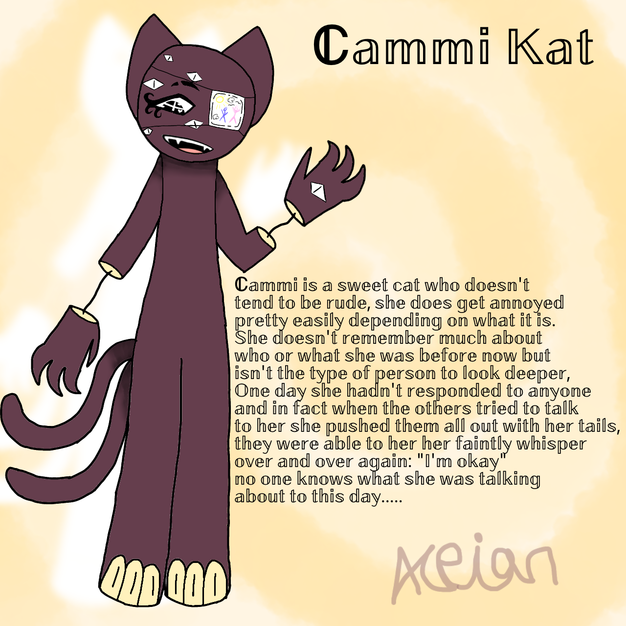 ℂ𝕒𝕞𝕞𝕚 𝕂𝕒𝕥! 𝔾𝕒𝕣𝕥𝕖𝕟 𝕠𝕗 𝔹𝕒𝕟𝔹𝕒𝕟 𝕆ℂ - ibisPaint