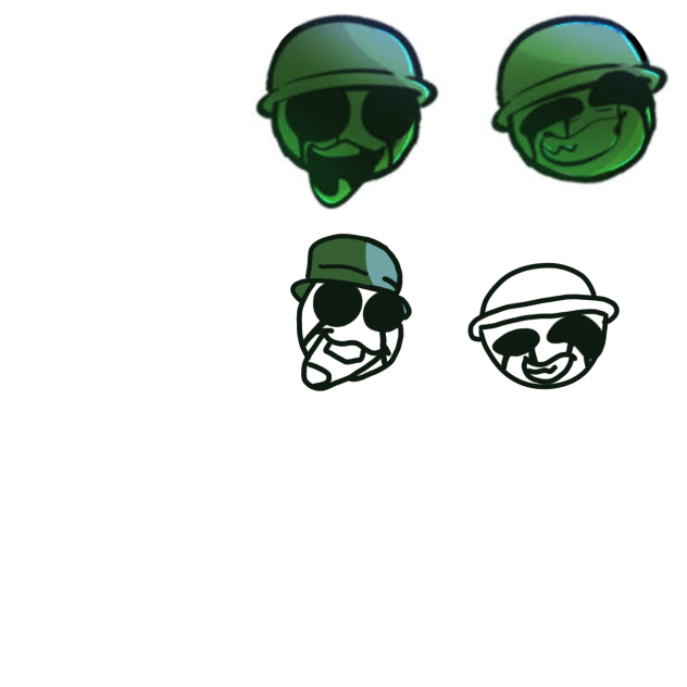 I quit on making bandu icons - ibisPaint