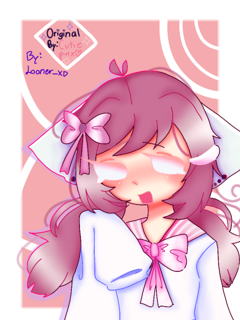 a pink cat - ibisPaint