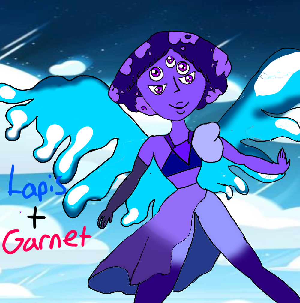 Charoite, the fusion of lapis and garnet - ibisPaint