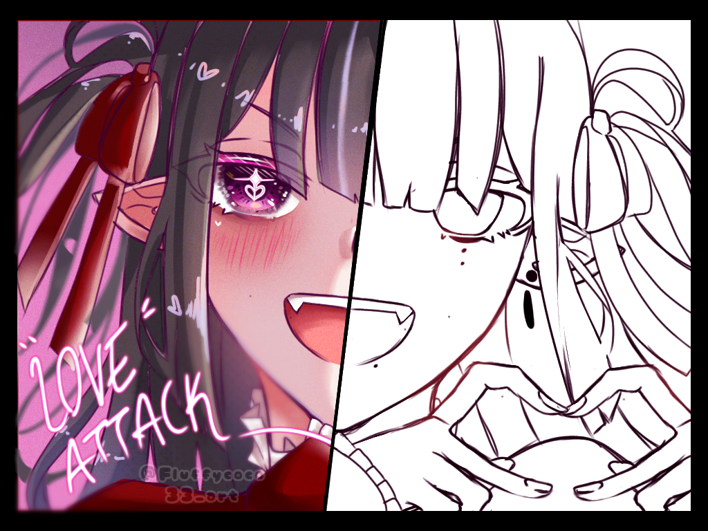 Collab! Love attack - ibisPaint