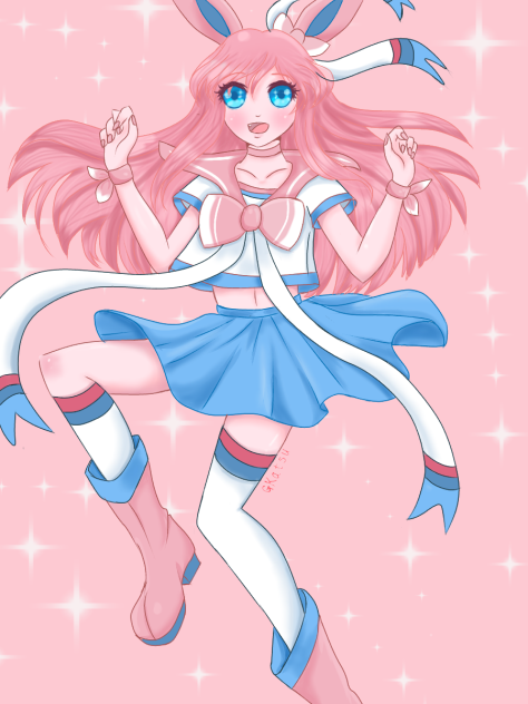 Sylveon girl - ibisPaint