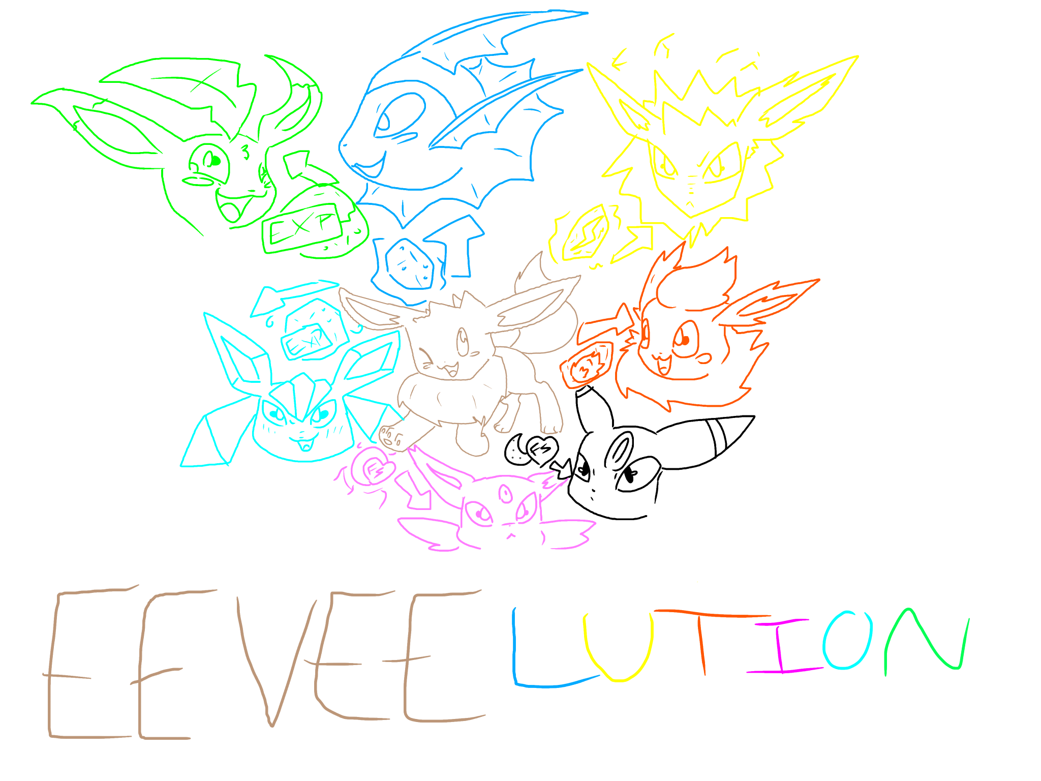 eeveelution leads to success - ibisPaint
