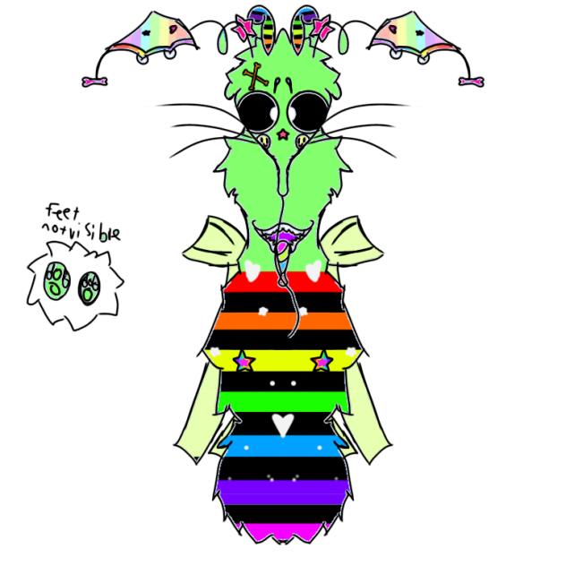 old wip fursona worm - ibisPaint