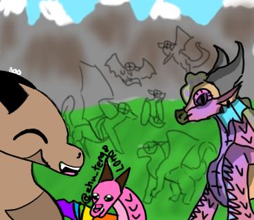 Moonsting (dragon collab) - ibisPaint