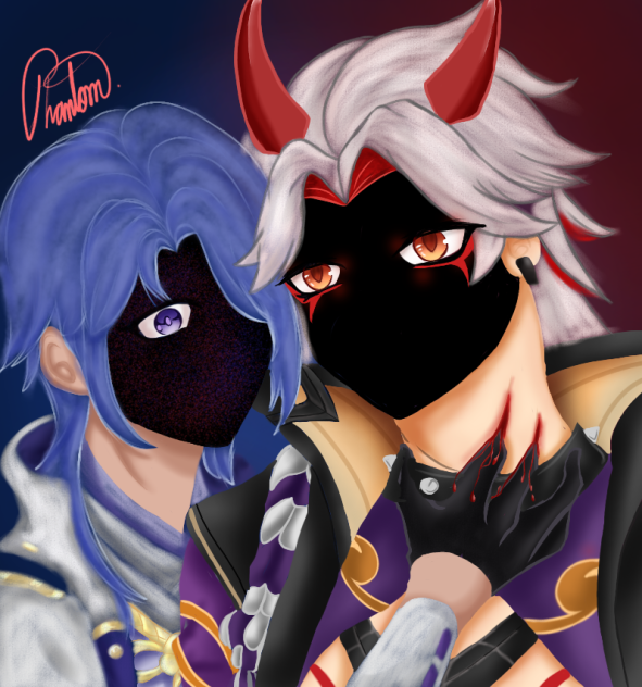 facess ayato y itto - ibisPaint