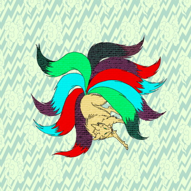 my nine tail fox - ibisPaint