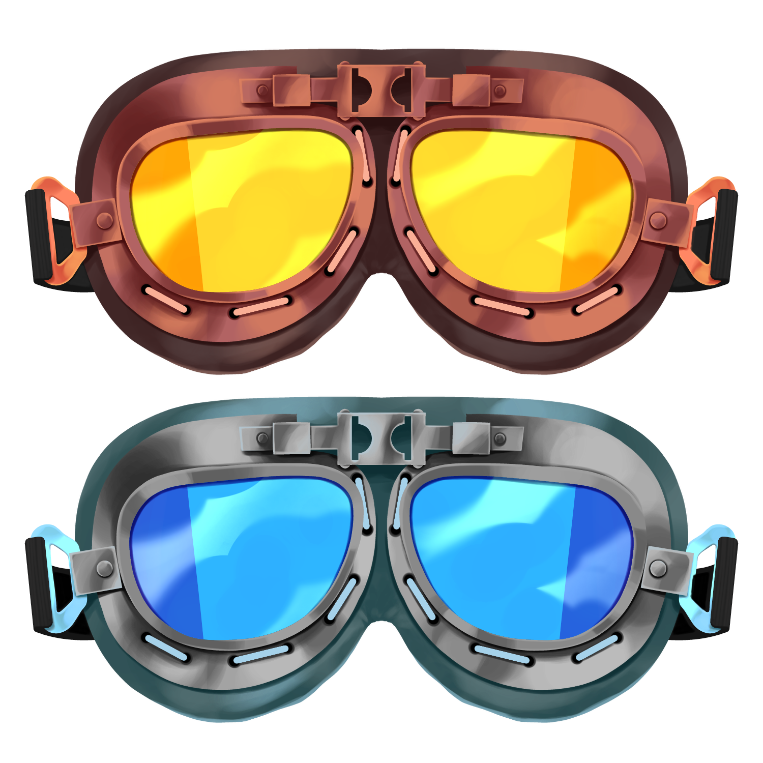 Aviator glasses - ibisPaint