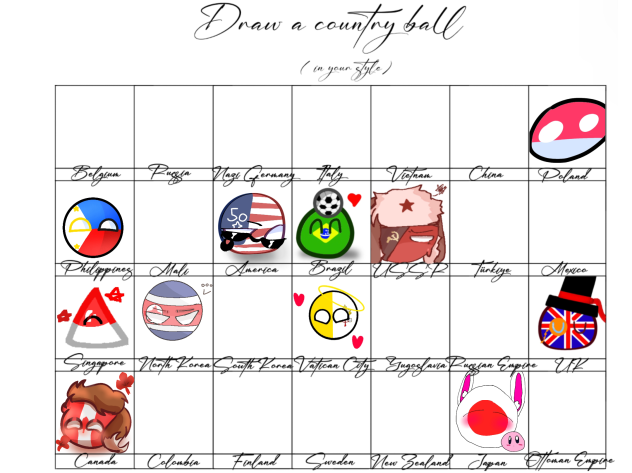 countryballs collab - ibisPaint