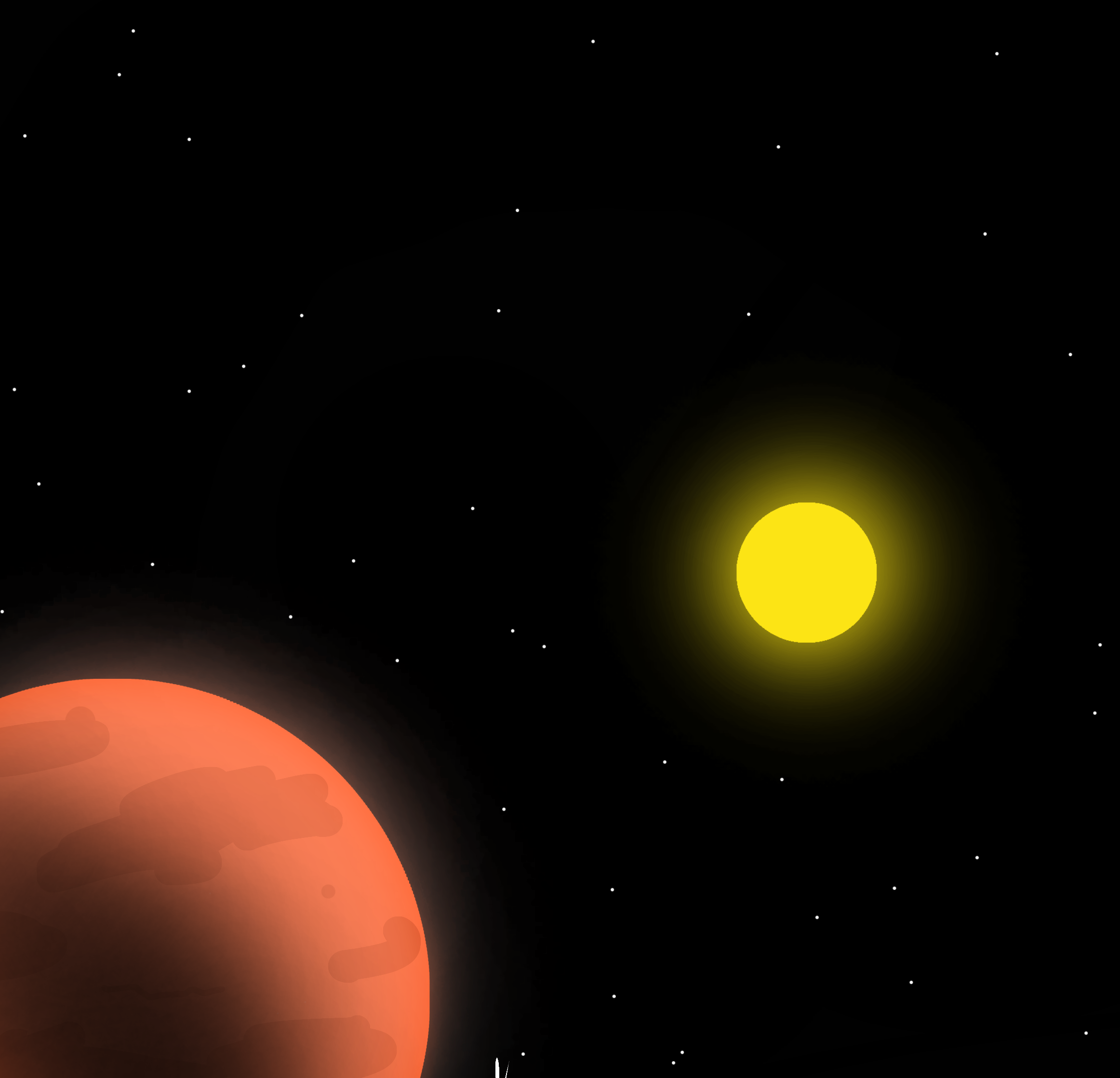 sun and mars - ibisPaint