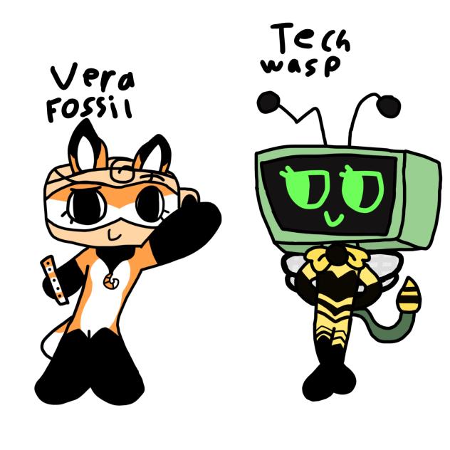 Vera Fossil and Tech Wasp - ibisPaint