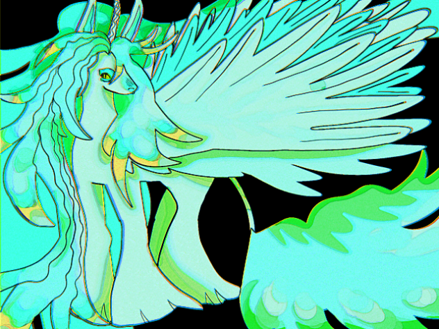 trippy unicorn 🌽 - ibisPaint