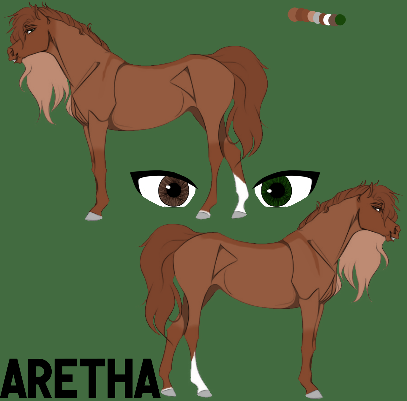 Aretha Meadows - Reference Sheet - ibisPaint