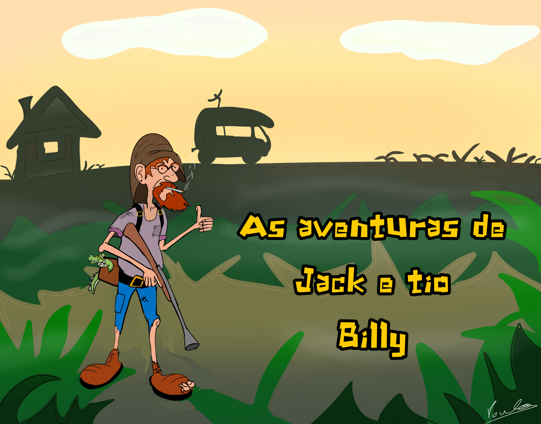 As aventuras de Jack e Billy - ibisPaint