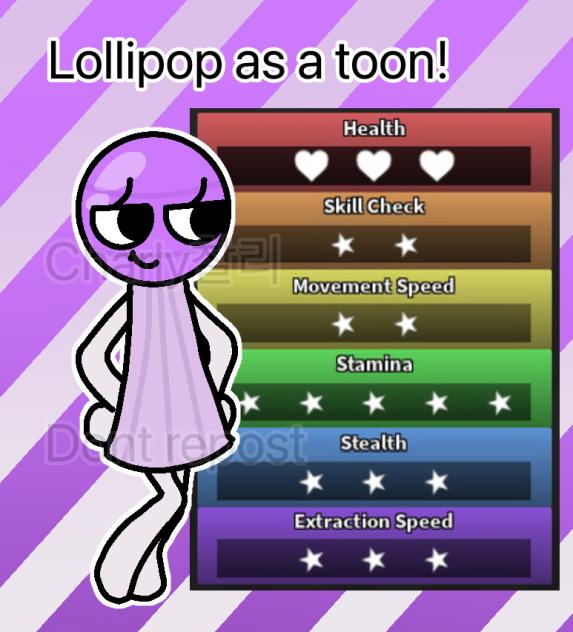 Lollipop from bfb as a toon - ibisPaint