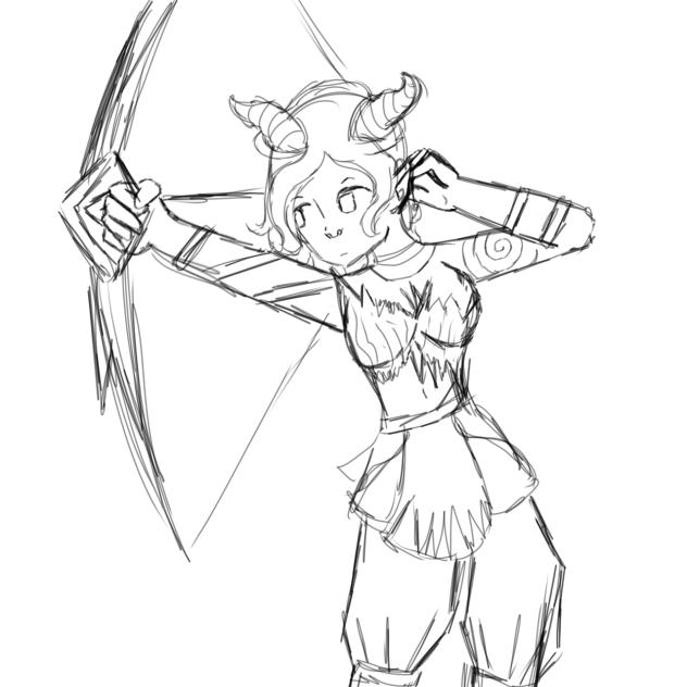 Dnd character wip - ibisPaint