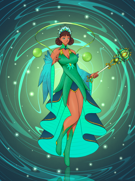 Ashera - The Goddess of Ocean - ibisPaint