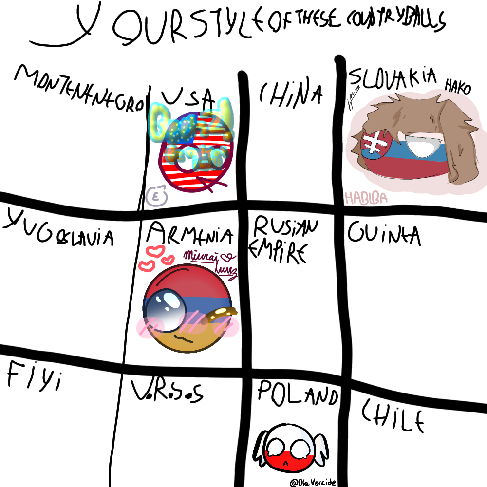 Draw a country ball - ibisPaint