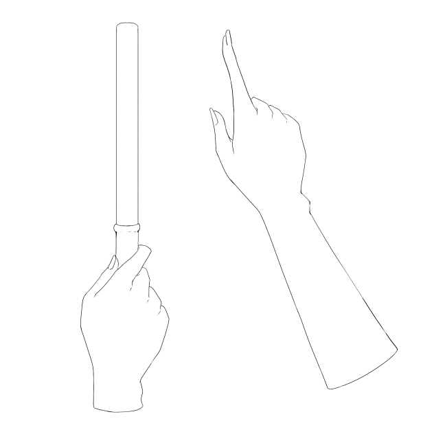 Cheering hand a2 - ibisPaint