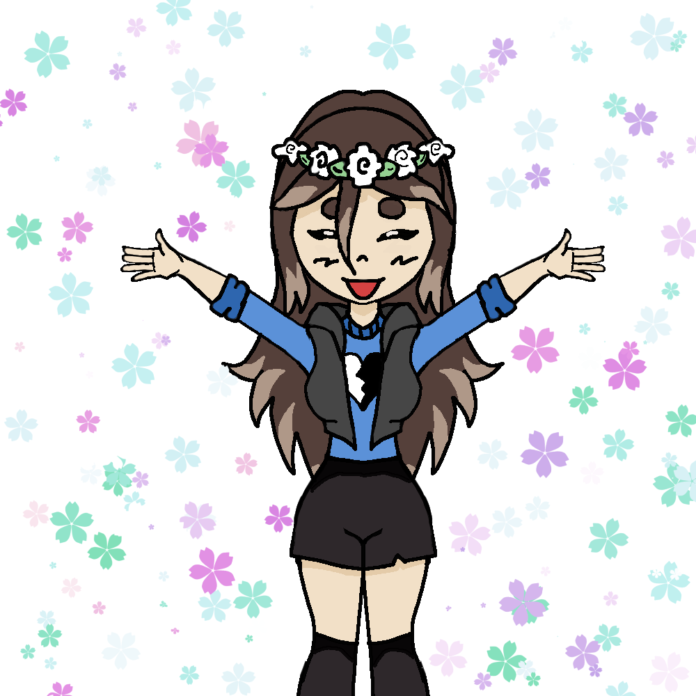 Aquí intenté un estilo un poco chibi - ibisPaint