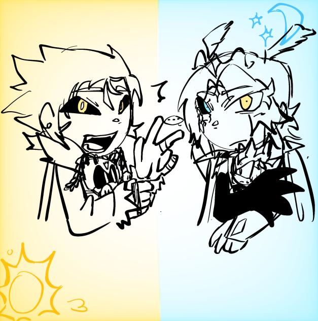 Sol e Lua - ibisPaint