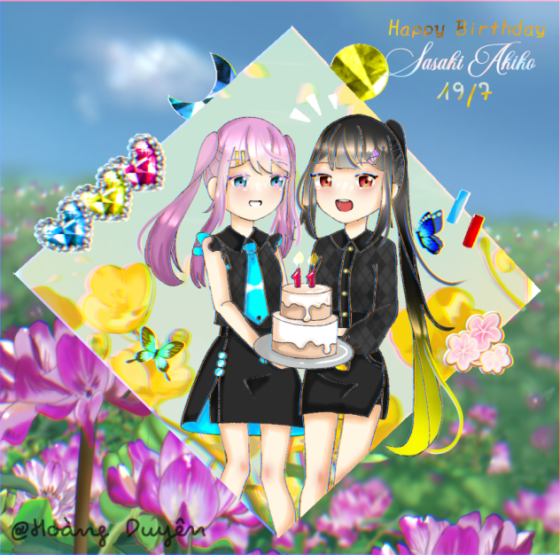 hbd my best friend - ibisPaint