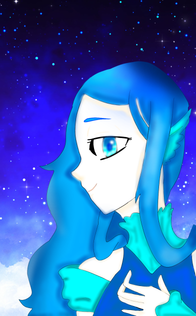 goddess blue - ibisPaint