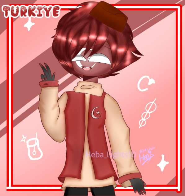 Countryhumans Turkey (Türkiye) - ibisPaint