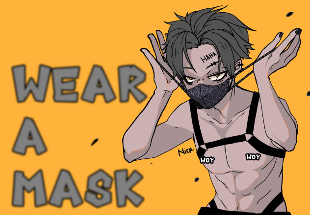 wear a mask - ibisPaint