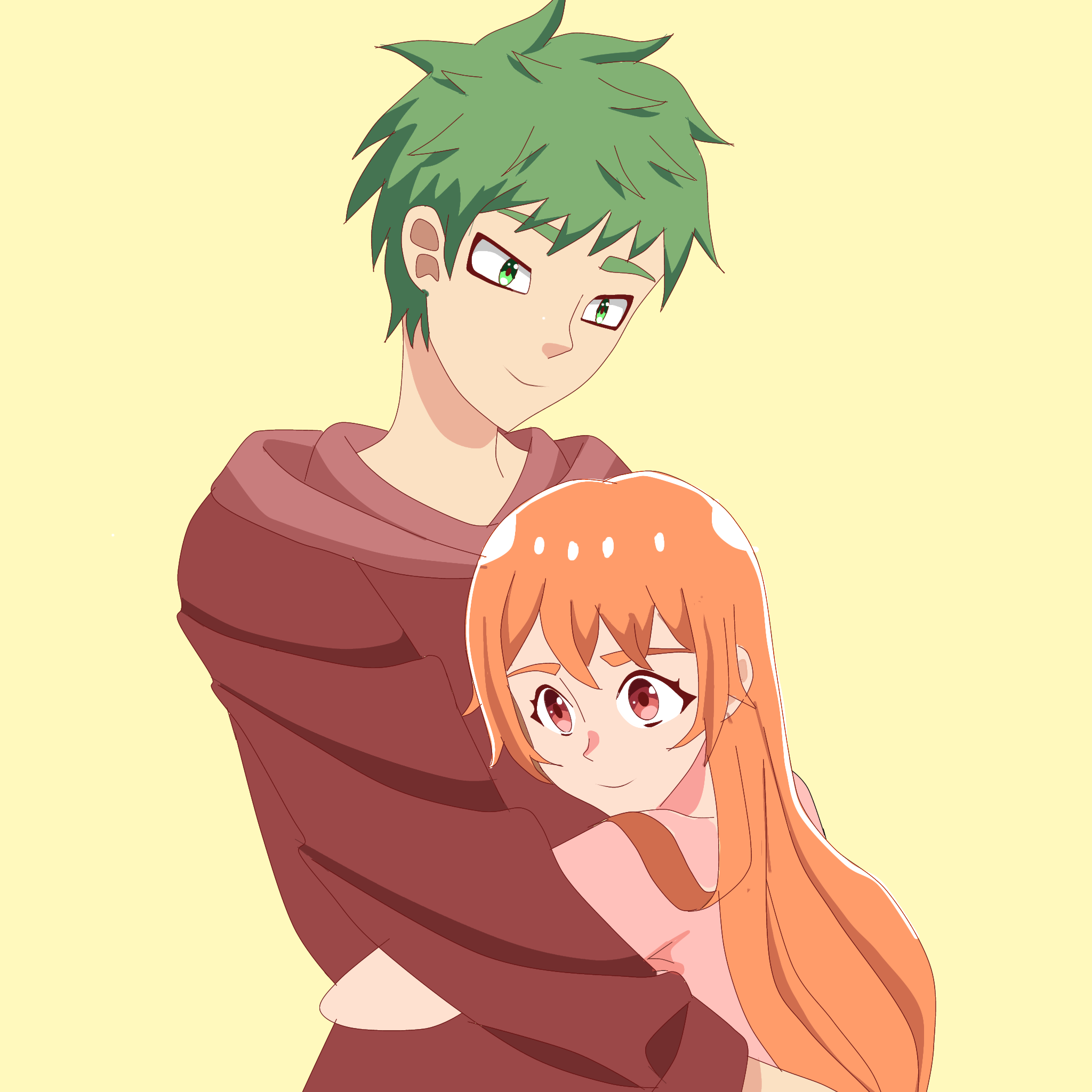 Zack and Sayuri oc - ibisPaint