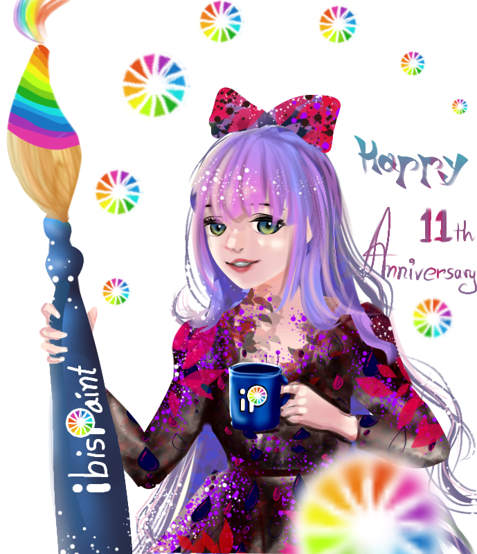 Happy 11th Anniversary ibis - ibisPaint