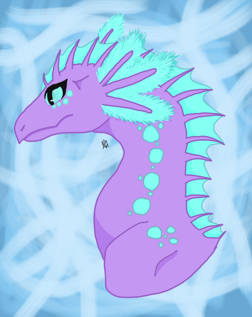 Seraphine the SeaSiren Dragon - ibisPaint