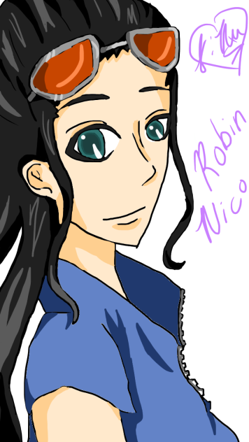 Nico Robin speed paint - ibisPaint