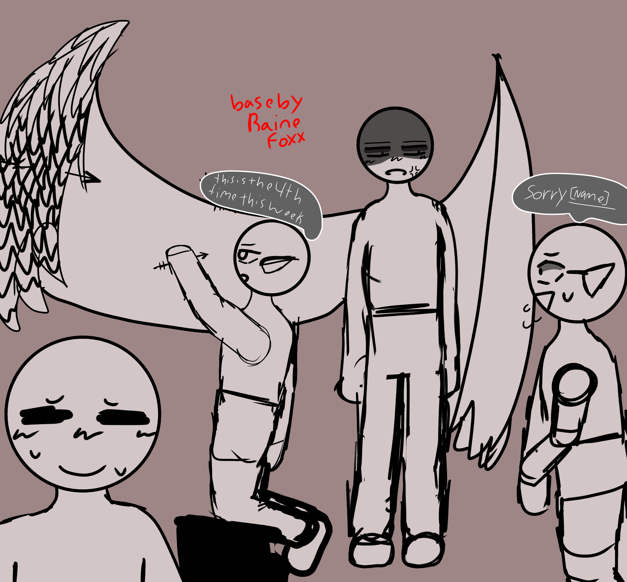 Made a collab base! - ibisPaint