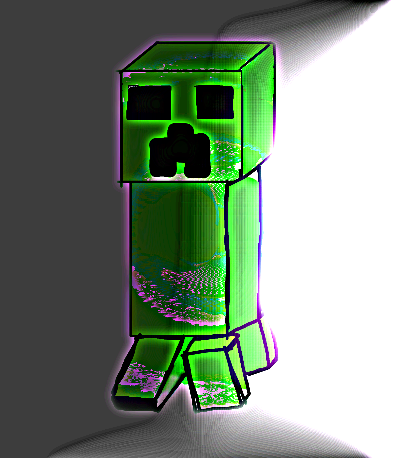 N20 - Creepy Creeper - ibisPaint